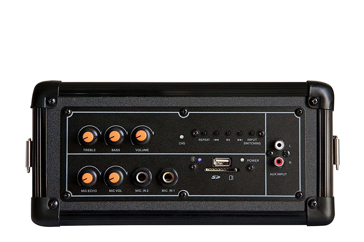 Pure Acoustics Wireless Portable Bluetooth PA Speaker System with Built ...