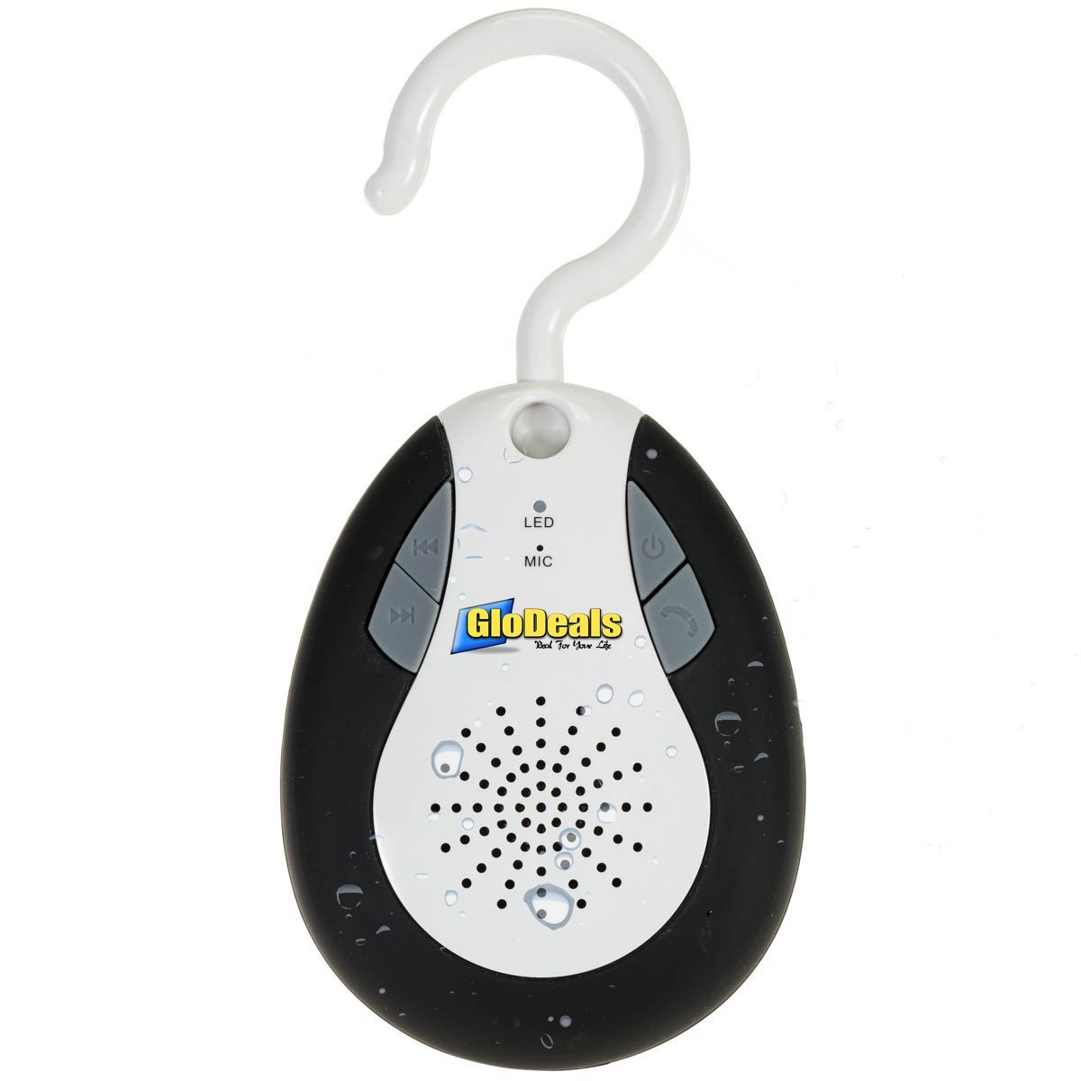 Glodeals(TM) Hybrid Waterprof Wireless Hi-Fi Bluetooth Shower Speaker ...