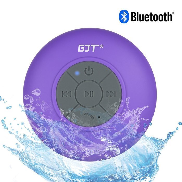 GJT Wireless Bluetooth Waterproof Portable Shower Speaker 3.0 with ...