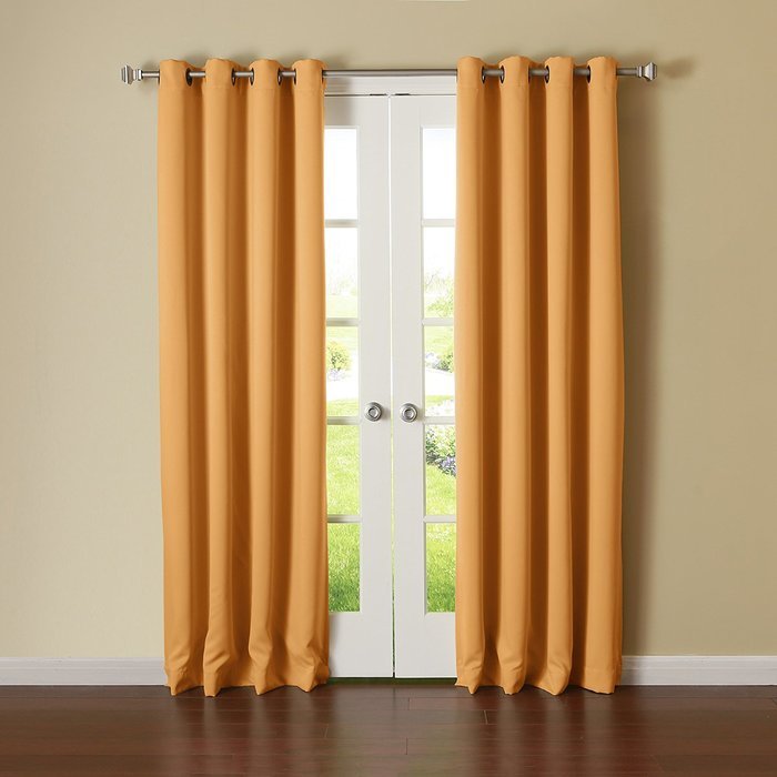 Best Home Fashion Premium Thermal Insulated Blackout Curtains - Antique ...