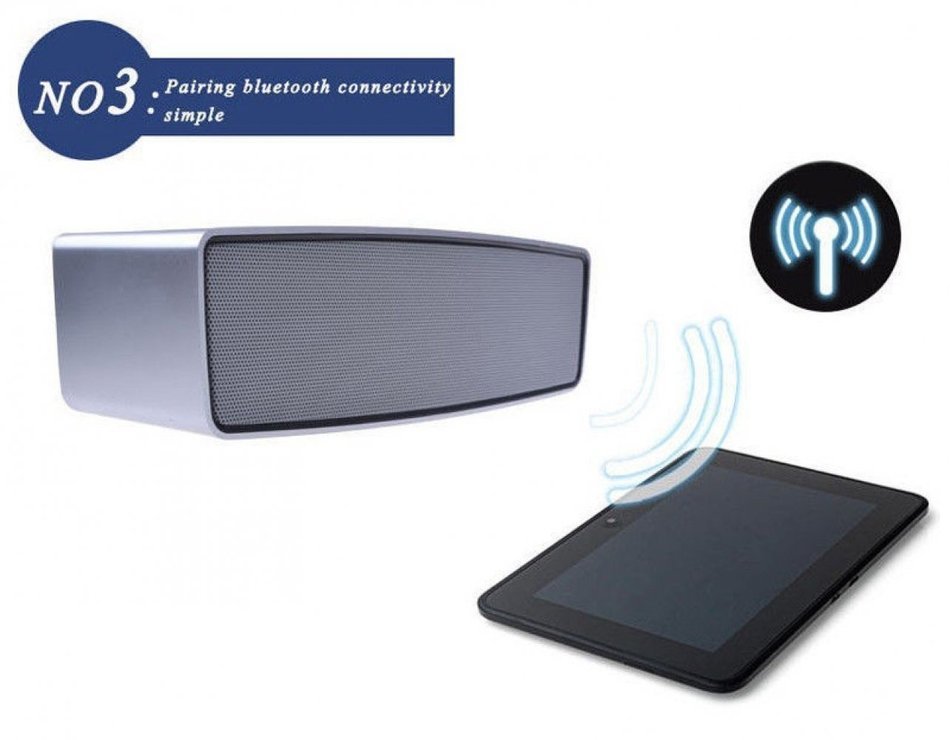 Portable Wireless Bluetooth Speaker Super Bass Stereo for Smart Phone ...