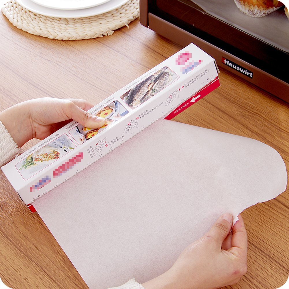 2PCS 5M White BBQ Grill Silicon Paper- Non-Stick Grilling Pad Of Paper ...