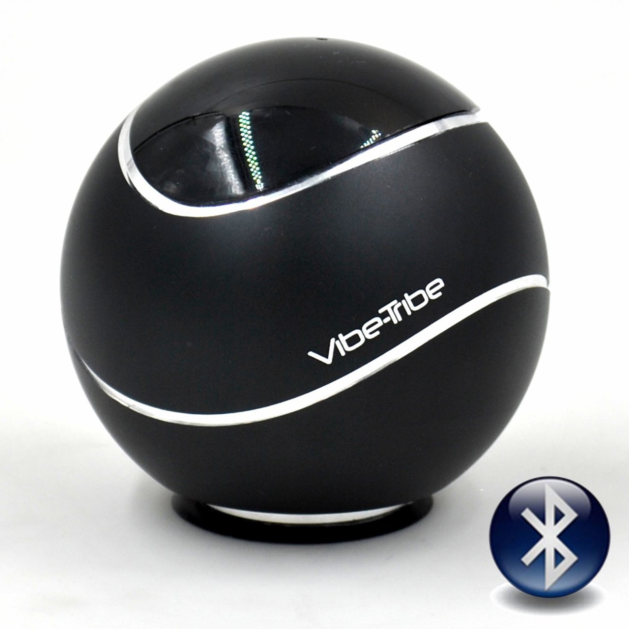 Vibe-Tribe Orbit Black: 15 Watt Bluetooth Vibration Speaker with Hands ...