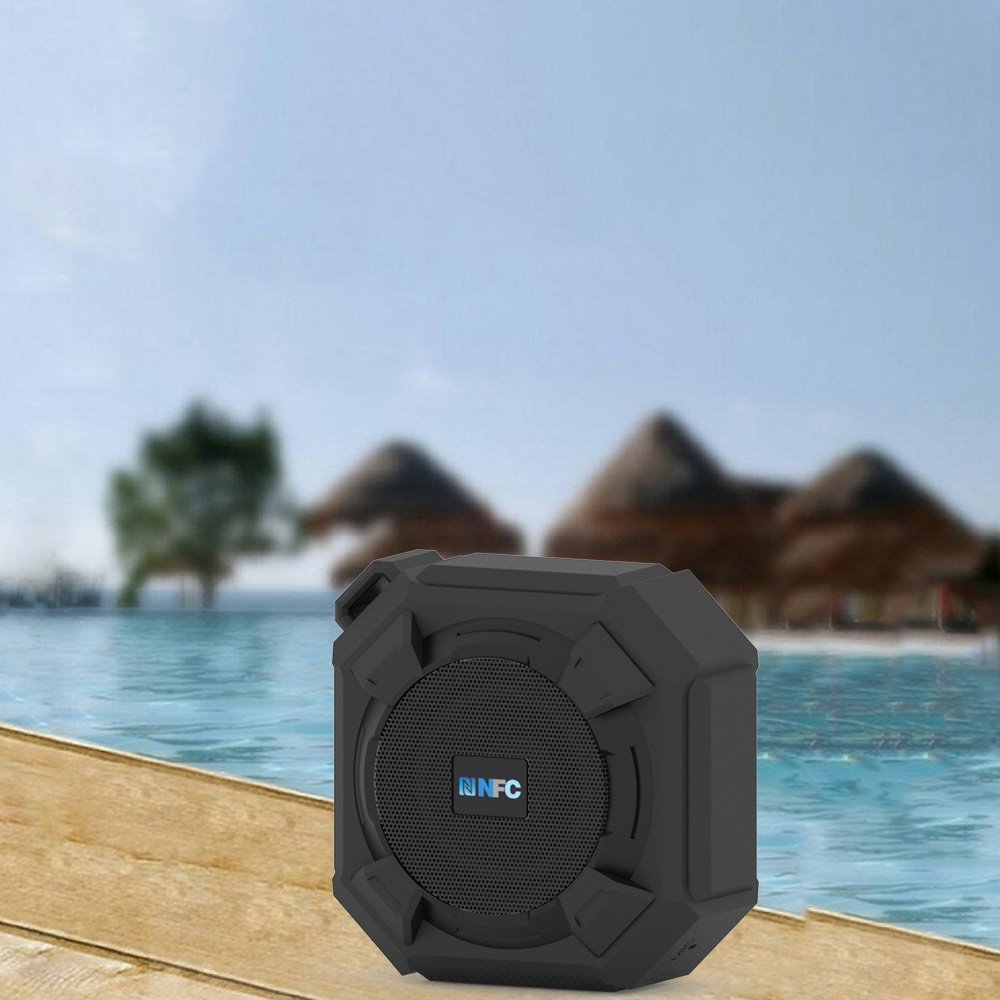 Amuoc Bluetooth Speakers, Portable IP65 Waterproof Outdoor/Shower ...