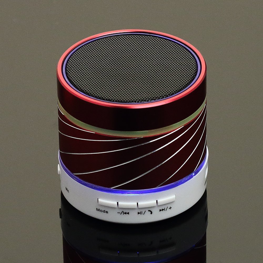 Lightweight Wireless Stereo Audio Bluetooth Speakers with Colorful Led ...
