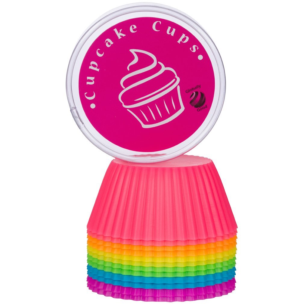 Globally Good Silicone Baking Cups / Cupcake Liners - 12 Premium ...