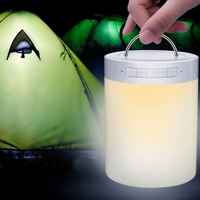 Aolyty Portable Wireless Bluetooth Speaker Bedside Lamp with Smart ...