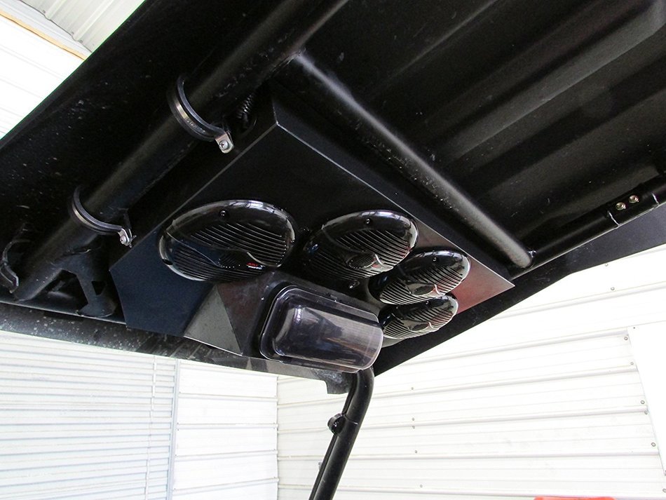 SD 894BBT4B -Polaris RZR 800 & 900 4-seater Stereo System Bluetooth UTV ...