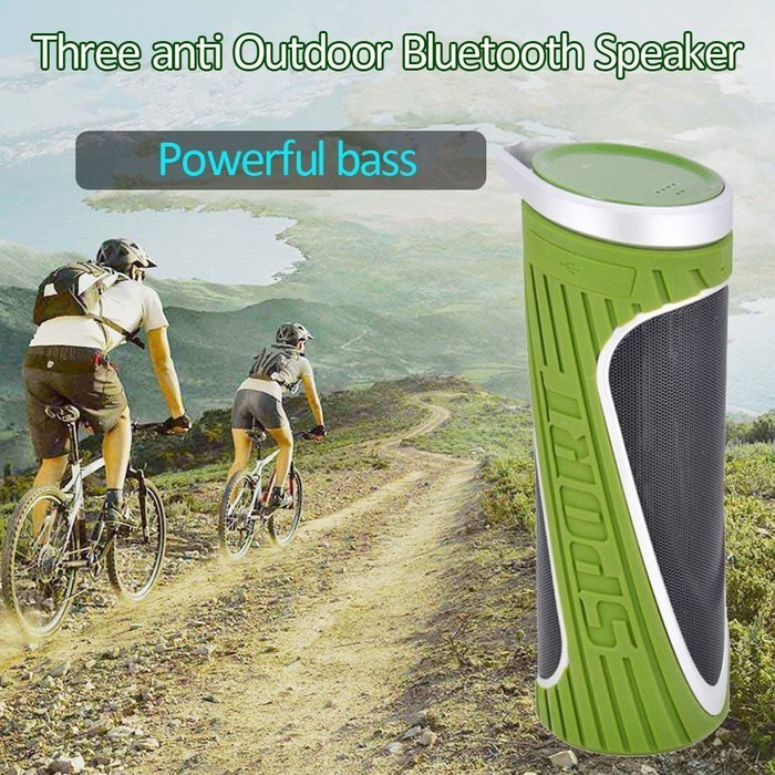 Portable Wireless Speakers Hands-free, Oceanheart Bicycle Riding Bass Military Outdoor ...