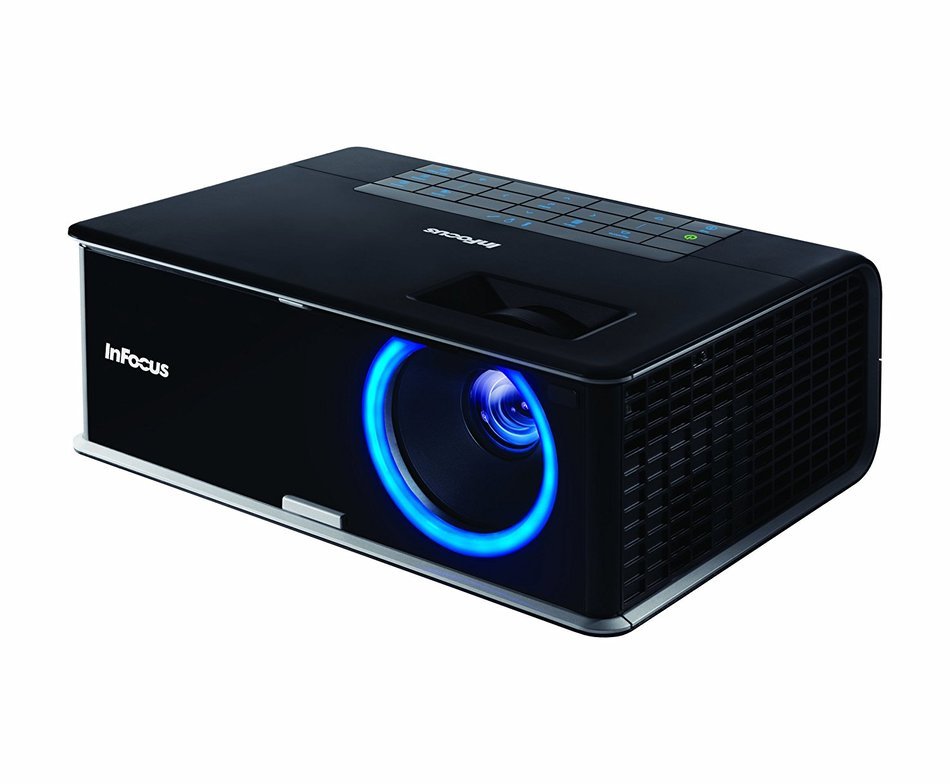 InFocus IN3116 Meeting Room Widescreen DLP Projector, Network capable, 3D ready, DisplayLink USB ...