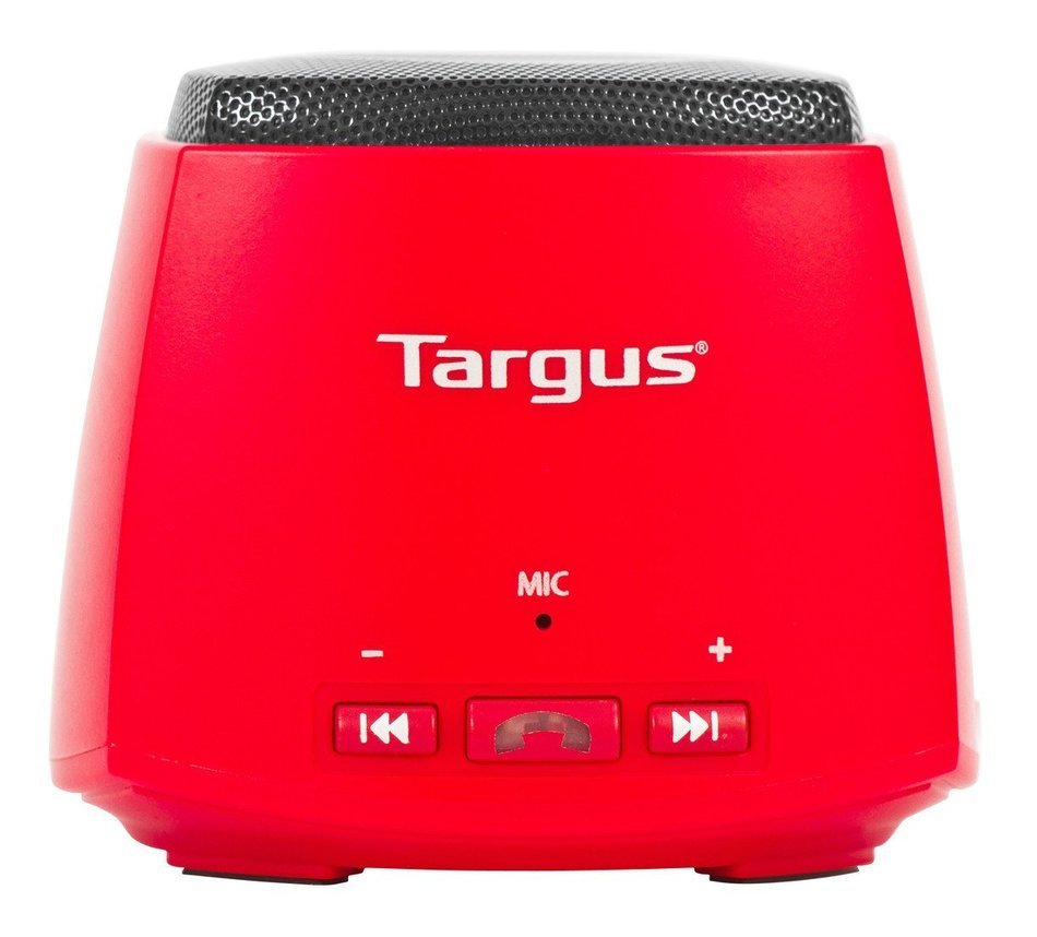 Targus Bluetooth Speaker w/ Microphone, Red (TA-22MBSP-red) free image ...