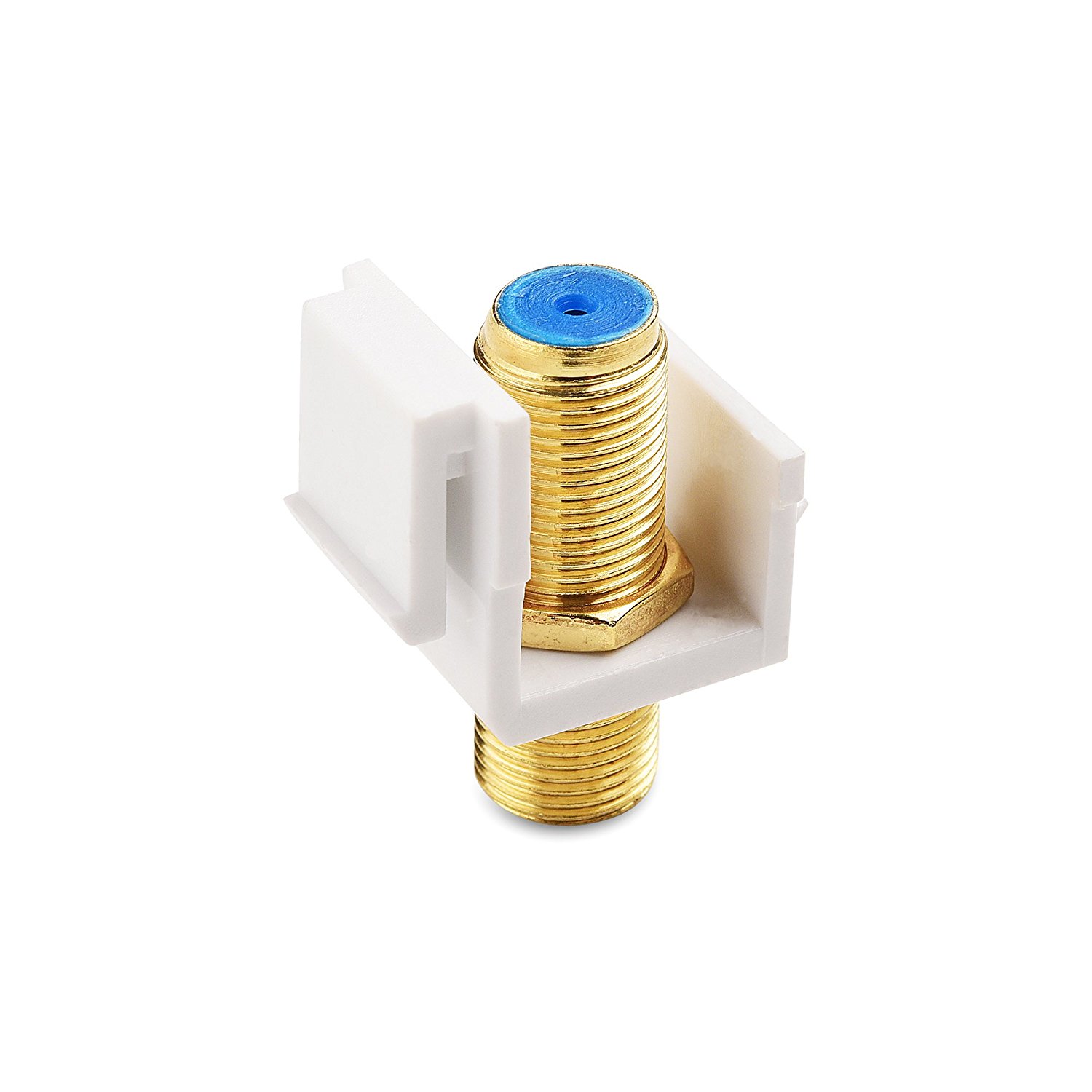 Cable Matters (5-Pack) Gold-Plated RG6 Keystone Jack Insert N3 free ...