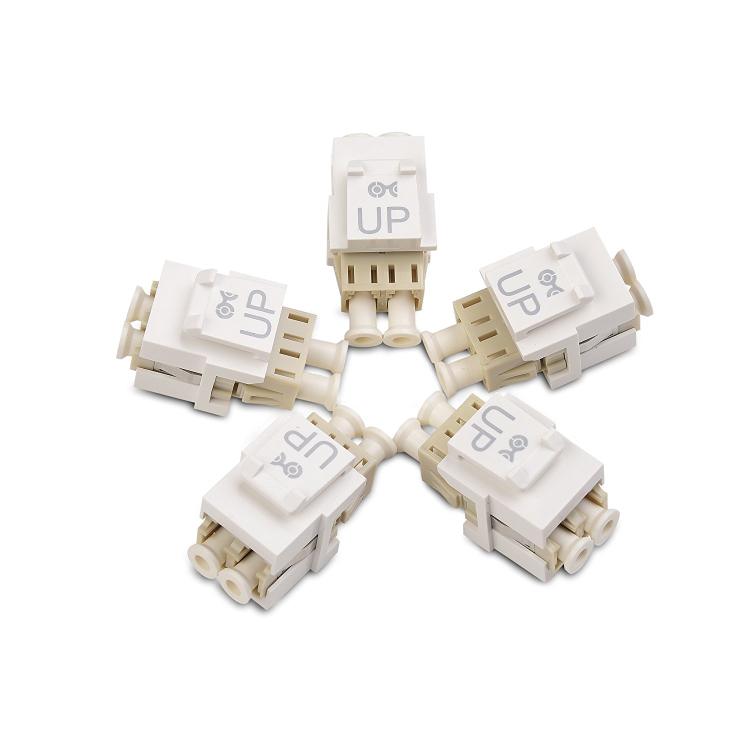 Cable Matters (5-Pack) Gold-Plated RG6 Keystone Jack Insert N50 free ...