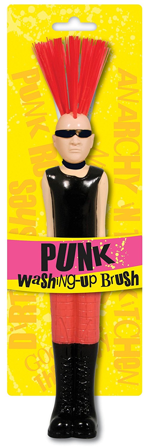 Paladone Punk Washing Up Brush with Mohawk Brush Hair free image download