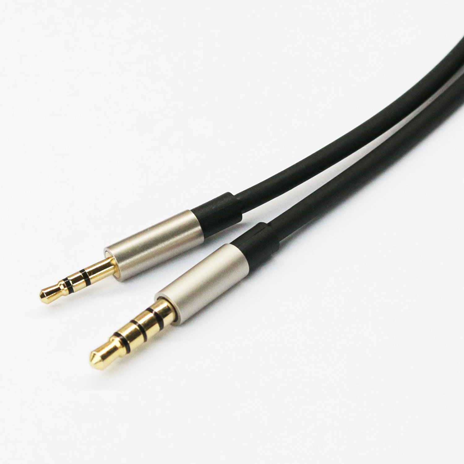 Black Replacement cable with Remote volume control & Mic for iphone ...