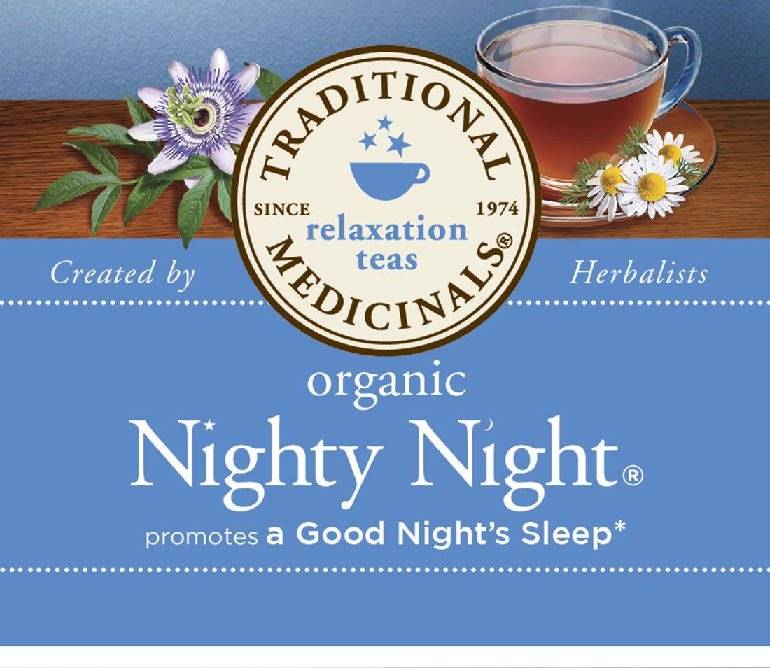 Traditional Medicinals Organic Nighty Night Tea, 16 Tea Bags N6 free ...