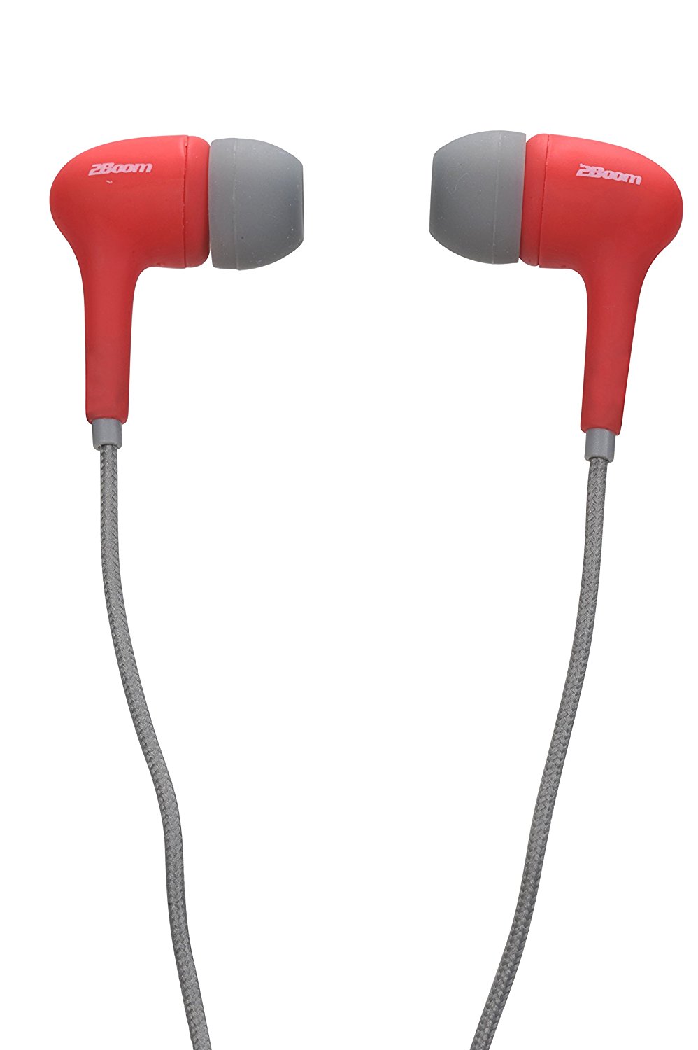 2BOOM Sound Boom Noise Isolating Wired Earbuds White Headphones with ...