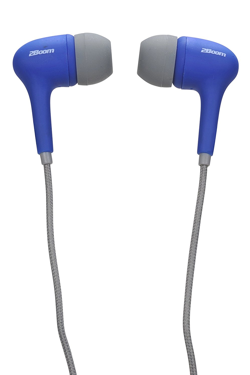 2BOOM Sound Boom Noise Isolating Wired Earbuds White Headphones with ...