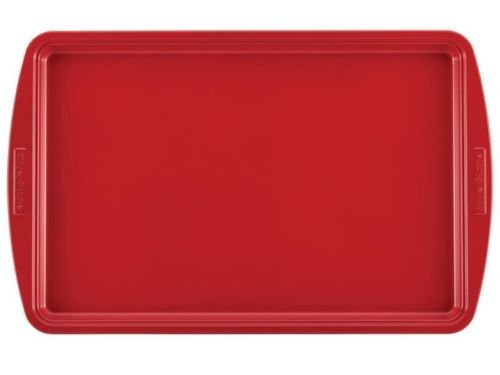 Silverstone 11x17-in. Ceramic Nonstick Baking Sheet, Red free image ...