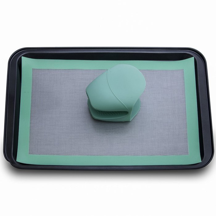 SILICONE BAKING BUNDLE- Baking Sheet, Non-Stick Silicone Baking Mat ...