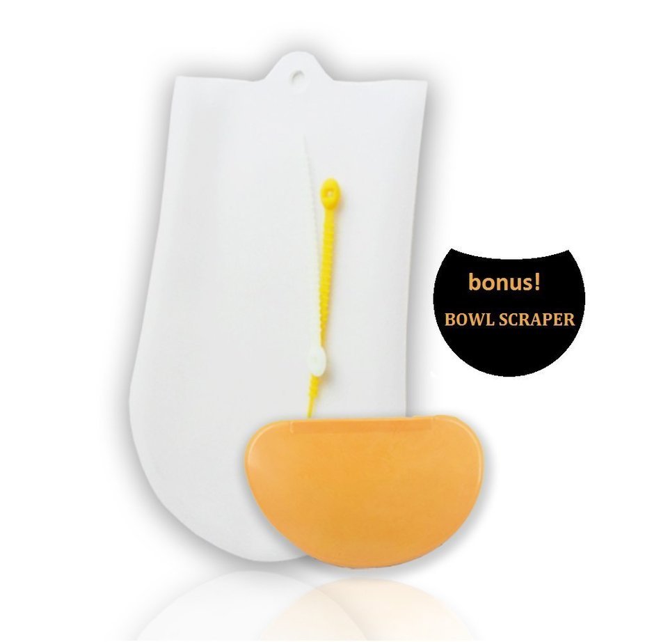 Co Kneading Bag | Nonstick Silicone Dough Kneading Mix Food Bag with ...