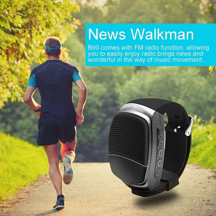 Svpro Wireless Bluetooth Speaker Watch,Intelligent Bracelet with Music ...