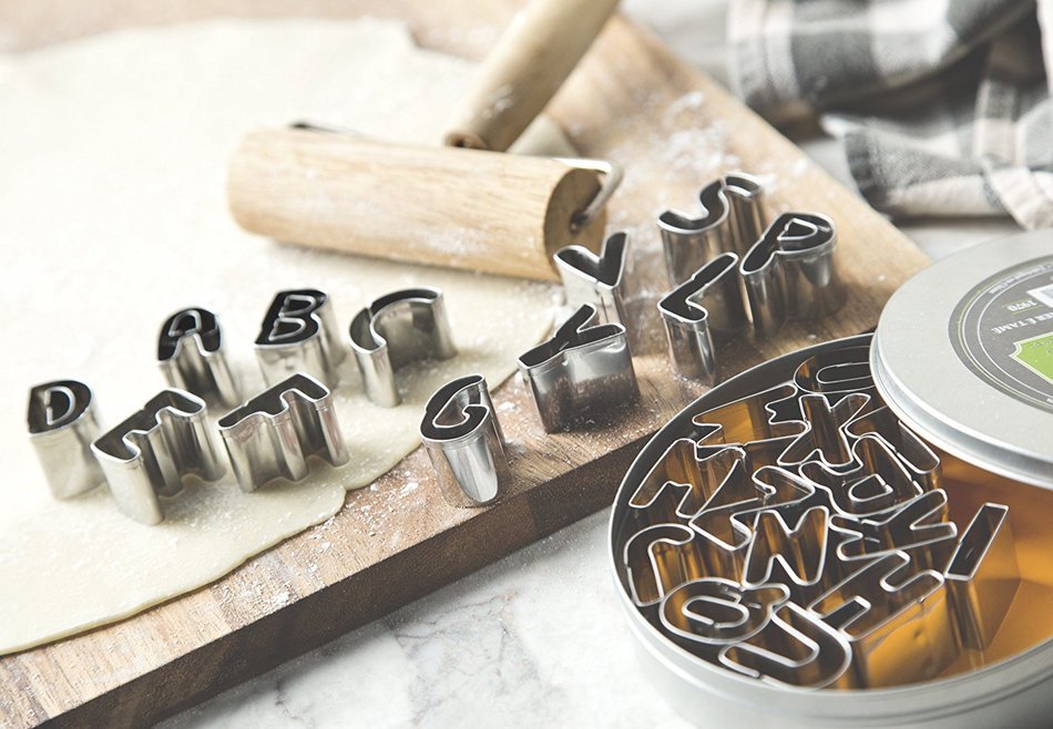 Fox Run 26-Piece Alphabet Cookie Cutter Set free image download