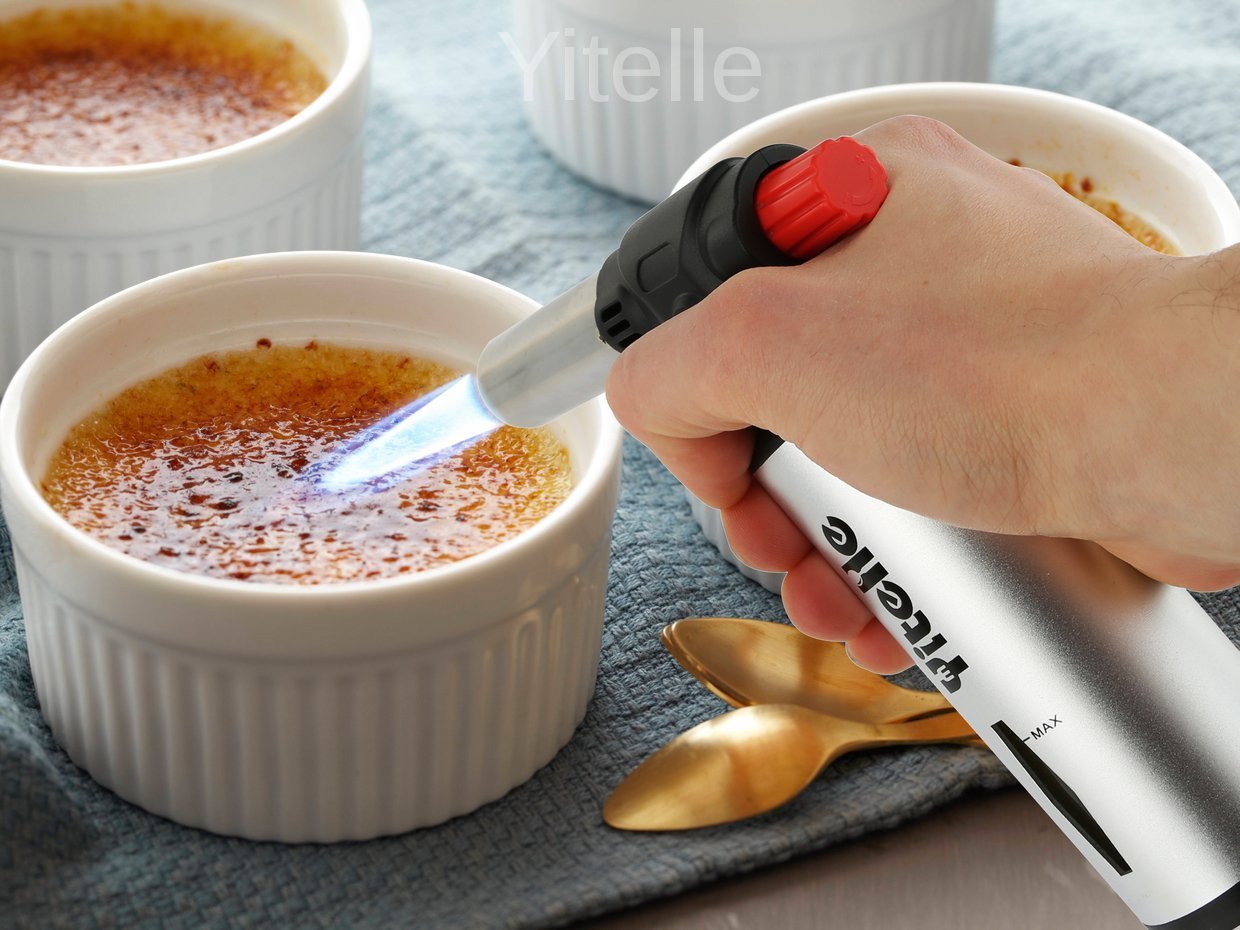 Yitelle Culinary Torch - Cooking Torch - Chef's Best Torch - Crème ...