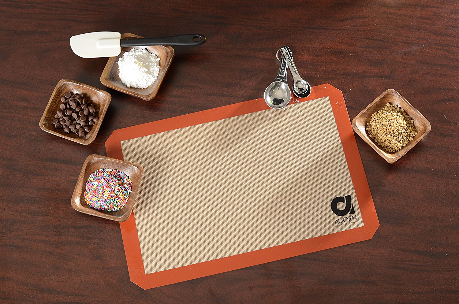 Adorn Non-stick Silicone Baking Mats - 2 Pack (8 X 11) N3 free image ...