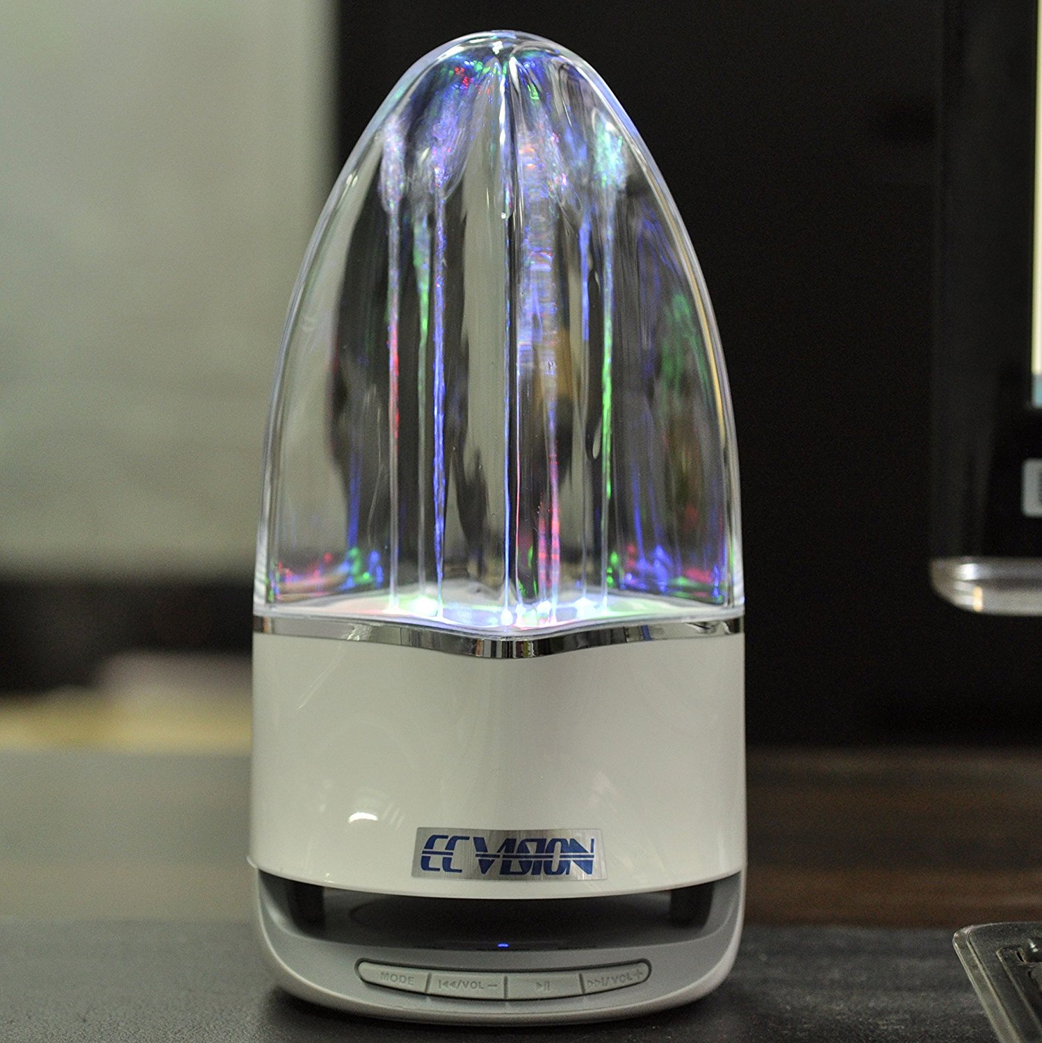 ECVISION Wireless Bluetooth Colorful LED Music Fountain Dancing Water ...