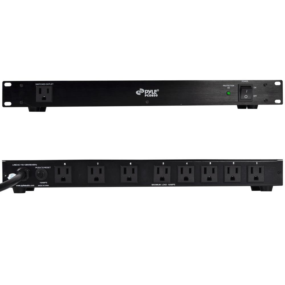 PYLE PCO850 15 Amp Power Supply Conditioner with Rack Mountable Power ...