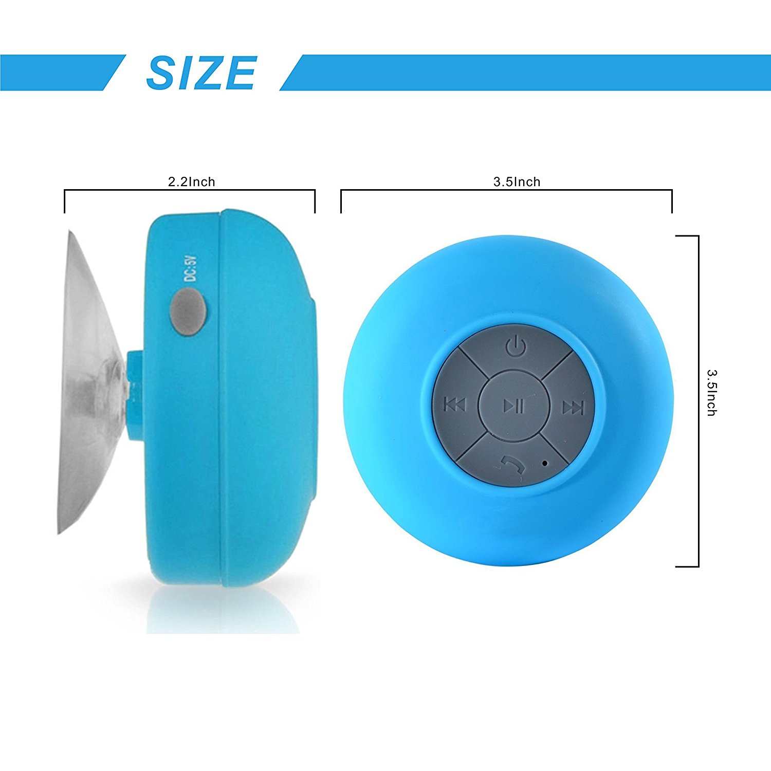 Wireless Bluetooth Speaker,Awinning BTS-06 Mini Portable Waterproof ...