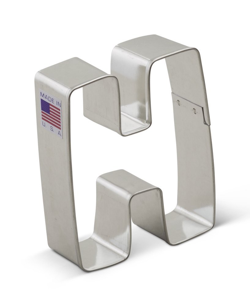 Ann Clark Letter H Cookie Cutter - 3 Inches - Tin Plated Steel free ...
