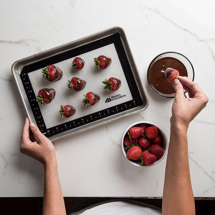 Modern Innovations BPA Free NonStick Silicone Baking Mat - Set of 3 N4 ...