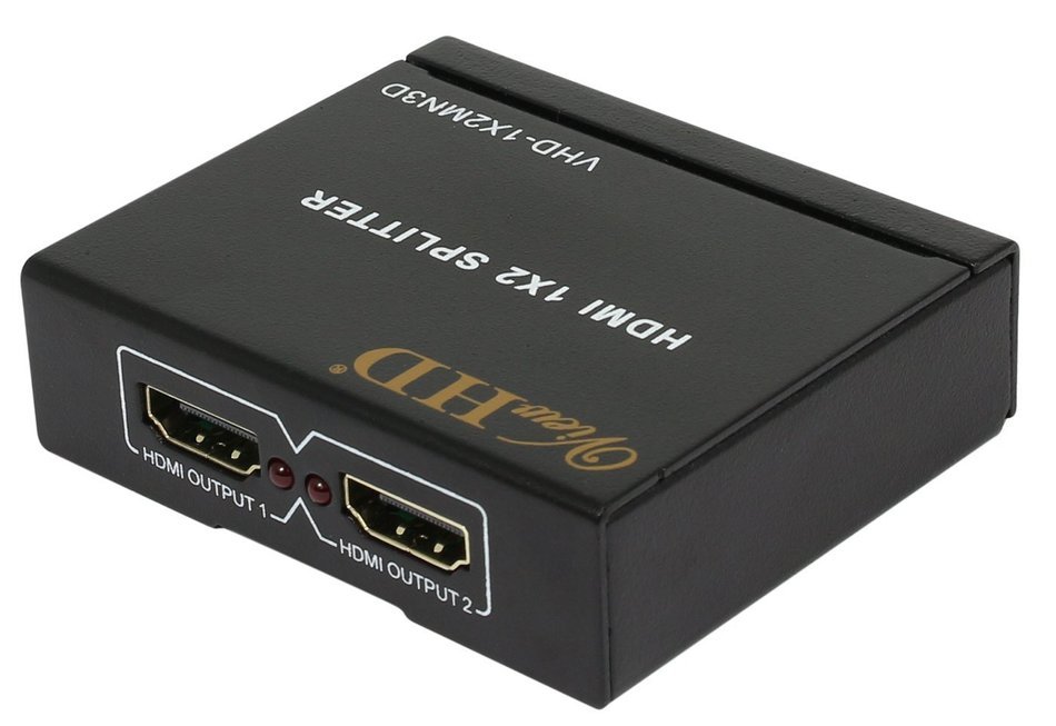 ViewHD 2 Port 1x2 Powered HDMI Mini Splitter for 1080P & 3D | Model ...