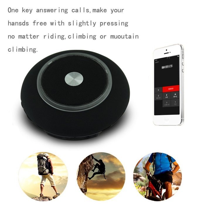 IUFO Portable Wireless Bluetooth Speaker Colorful Light Bell Compatible ...