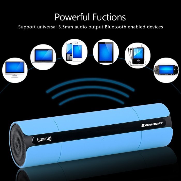Excelvan KR-8800 Touch Rechargeable Portable NFC Wireless Bluetooth ...