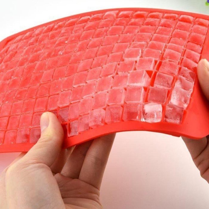 Iuhan Fashion 160 Ice Cubes Frozen Cube Bar Pudding Silicone Tray Mould ...