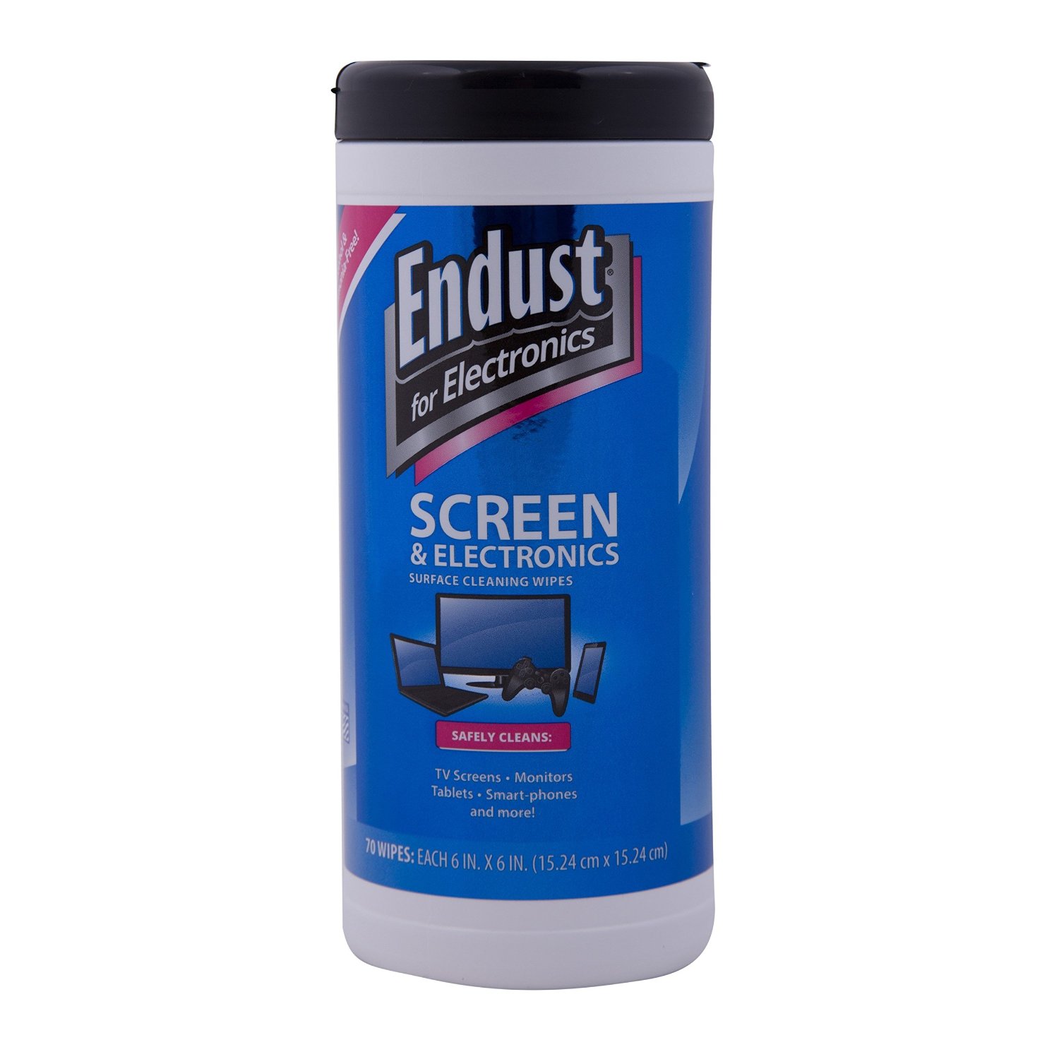 Endust for Electronics 11506 LCD and Plasma Pop-Up Wipes, 70 Count free ...