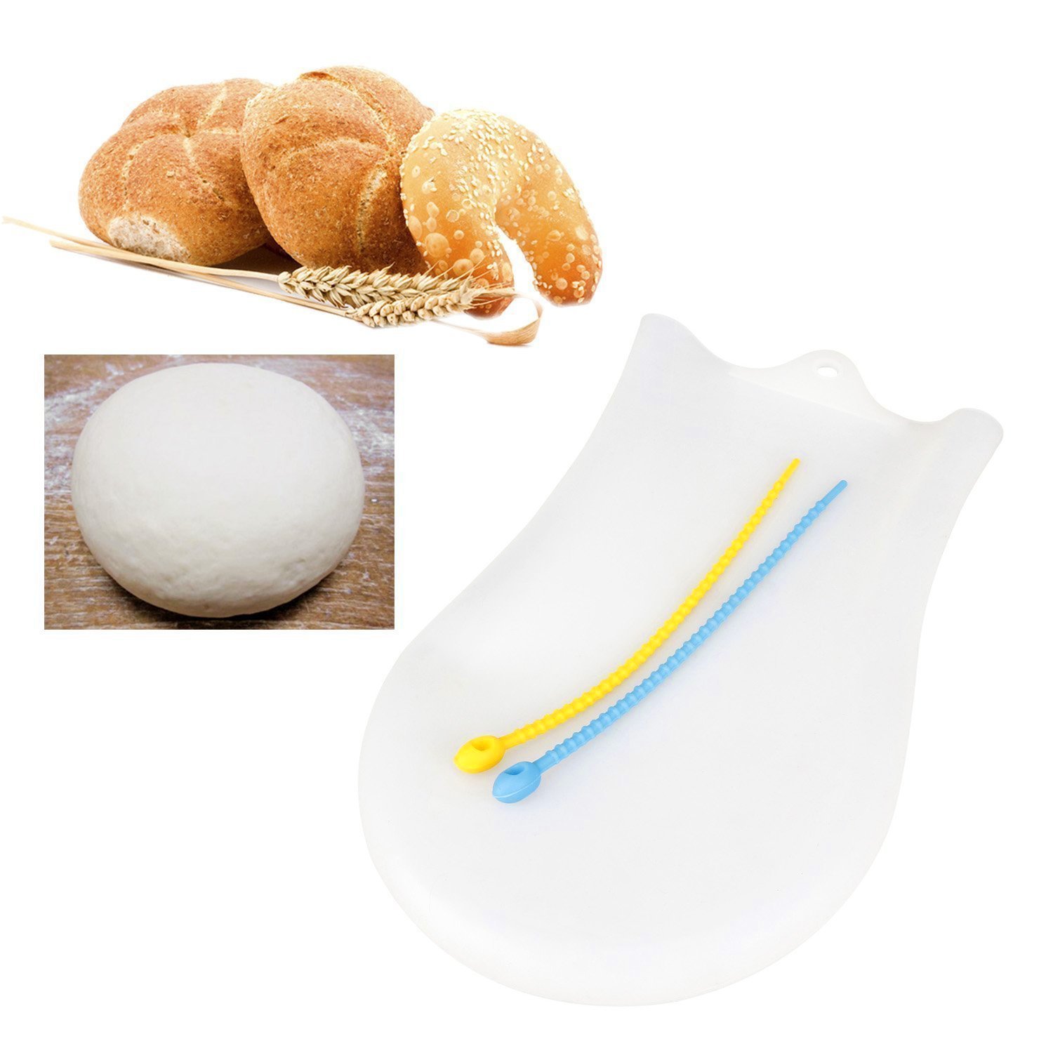 GIWOX BPA Free Silicone Kneading Dough Bag Non-Toxic Multifunctional ...