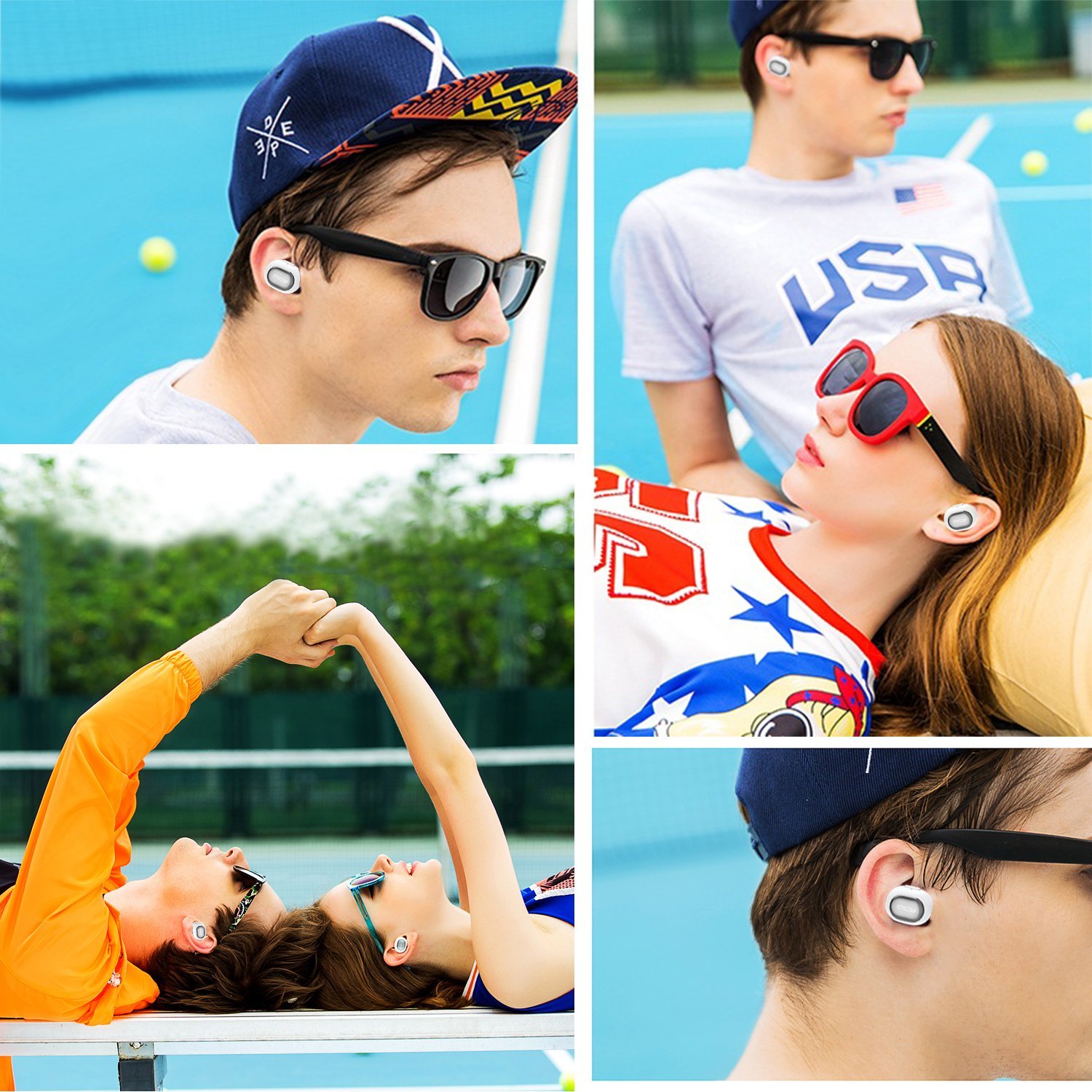 QCY Q26 Ultra Mini In-ear Universal Wireless Bluetooth 4.1 Headset with ...