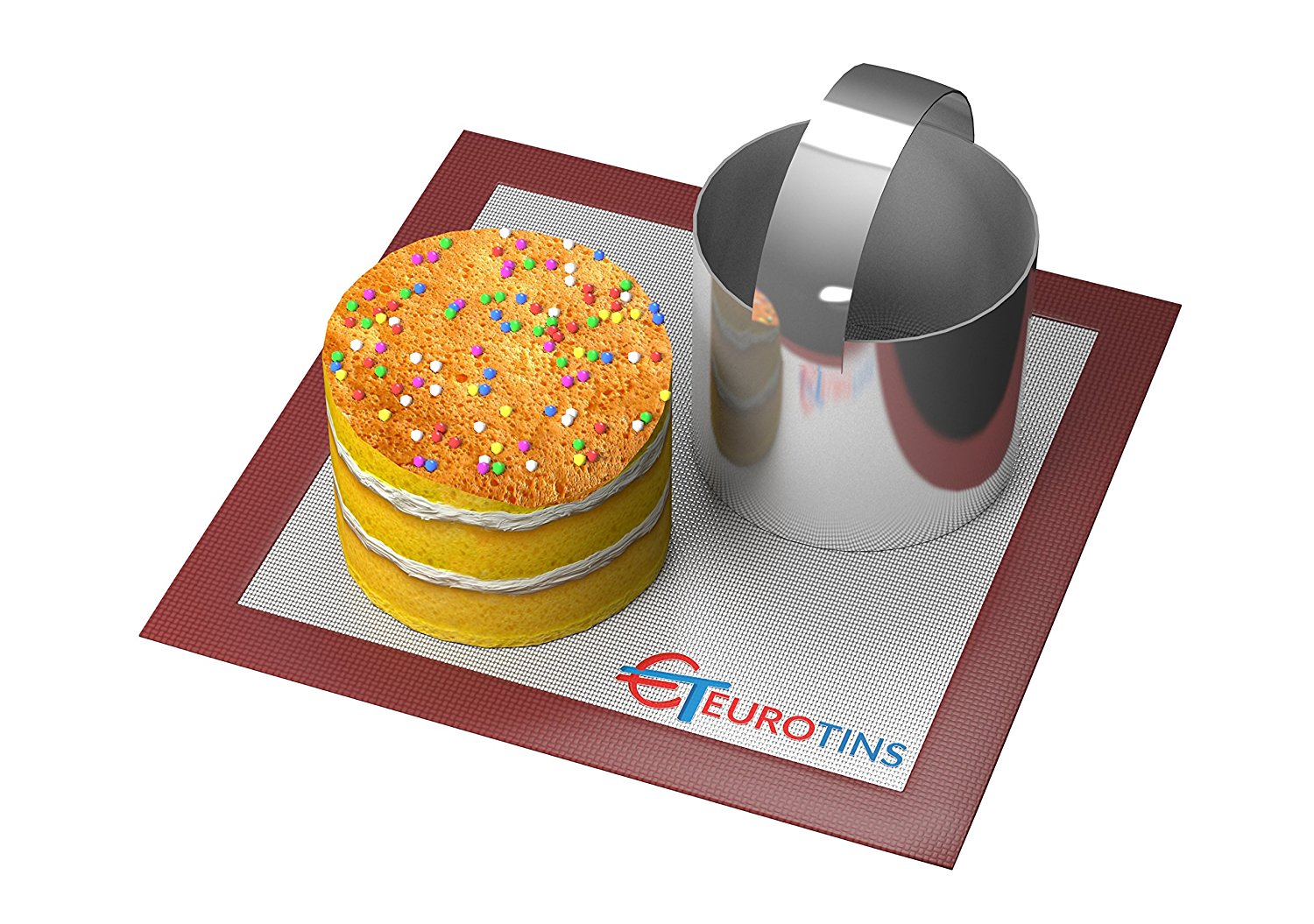 Round Shape Steel Cookie Cake Slicer / Cutter 3" Deep with Handle N4 ...