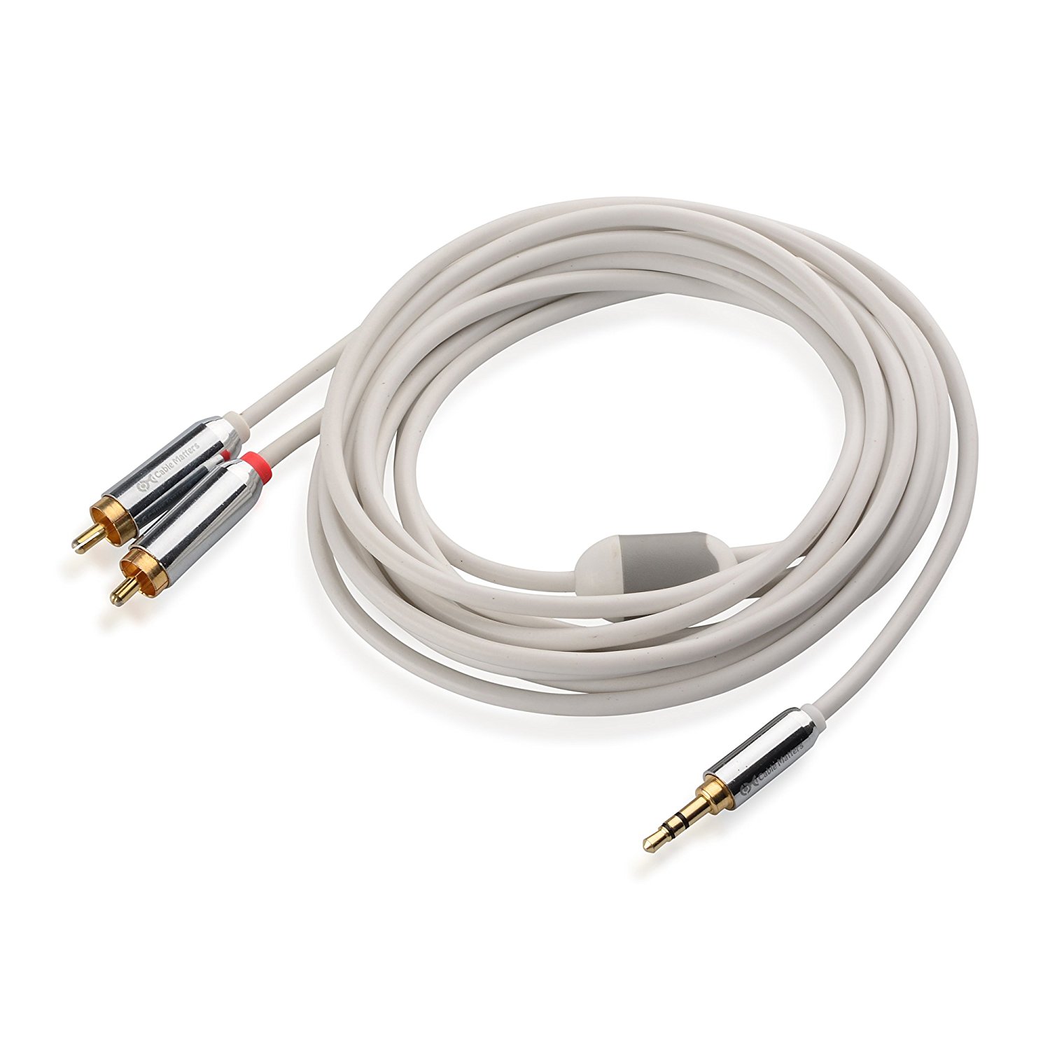 Cable Matters Gold Plated 3.5mm to 2RCA Stereo Audio Cable 3 Feet N13 ...