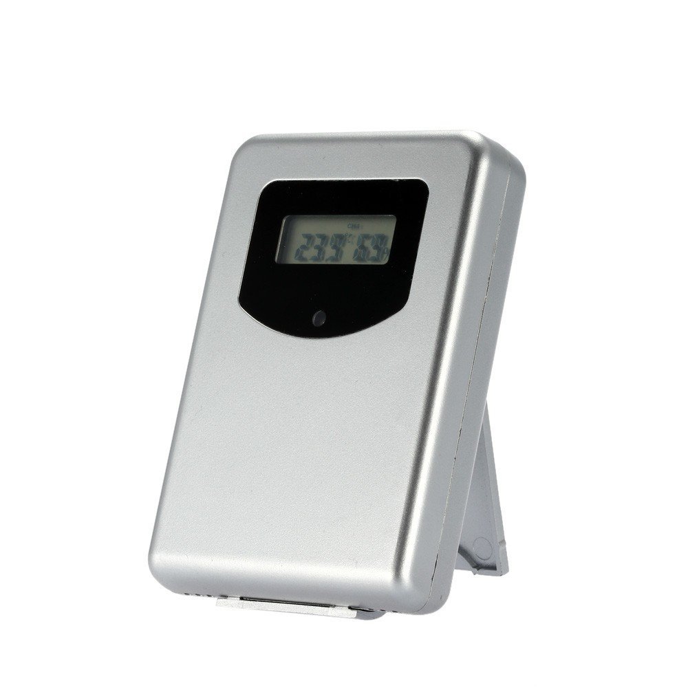 Wireless RF Receiving Weather Clock Digital Thermometer Hygrometer ...