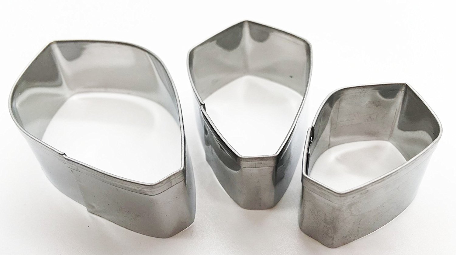 KOOTIPS 2 Pcs/Set of Hibiscus Flower Cutter Decor Fondant Cake Cutters ...