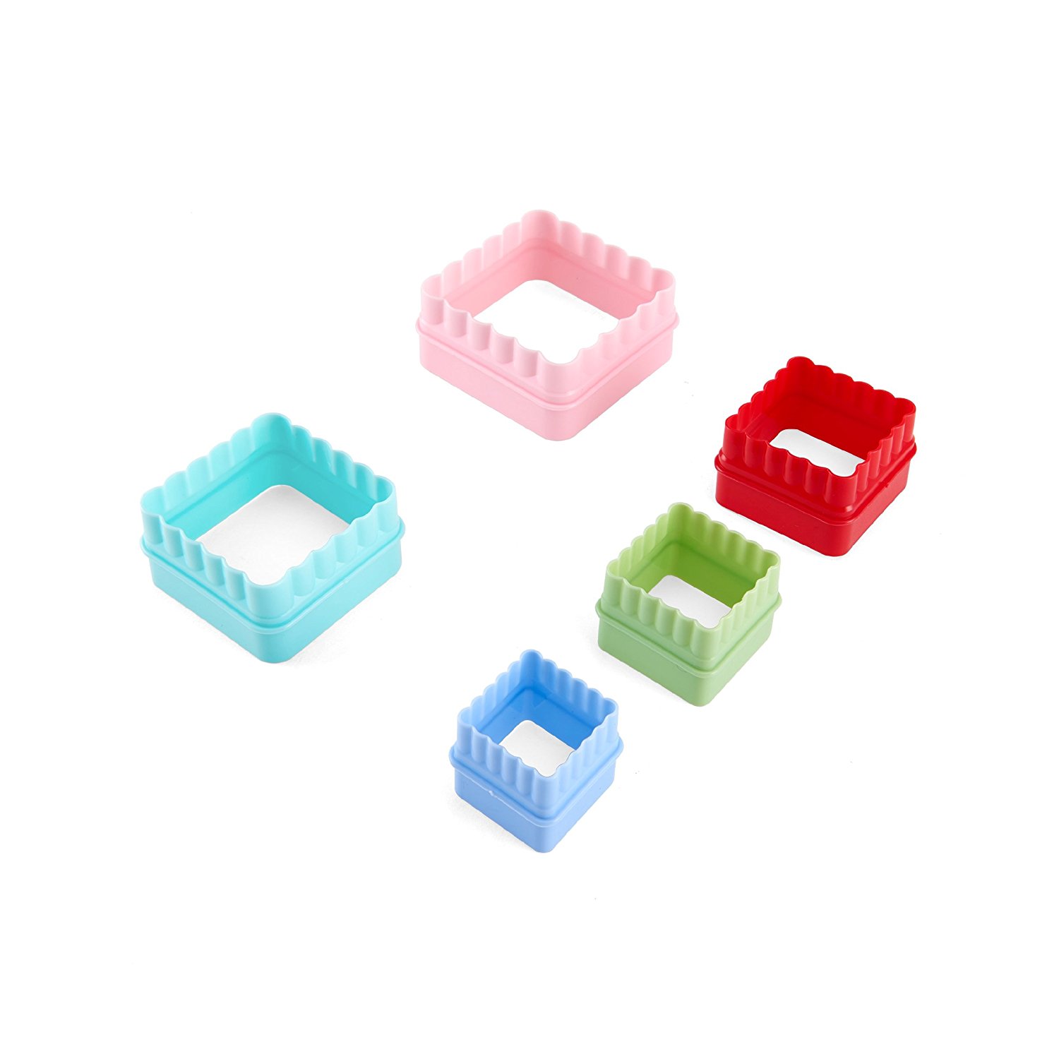 Farberware Baker's Advantage Square Cookie Cutters, Set of 6 free image ...