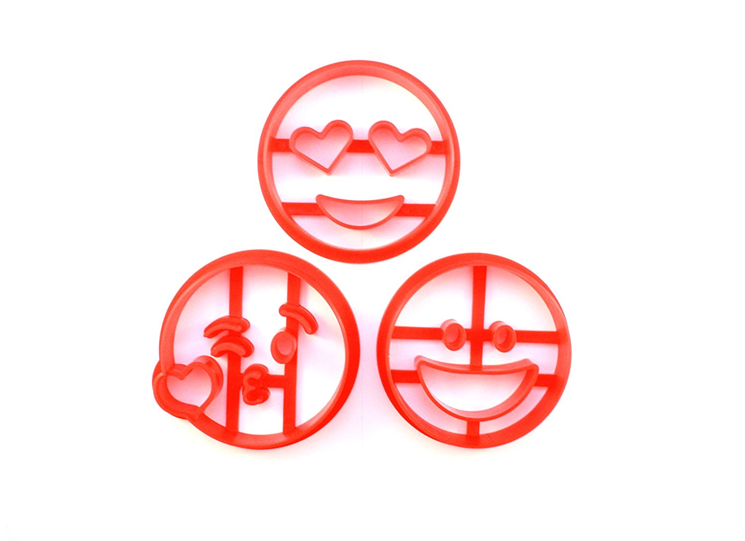 3-Pack Emoji Cookie Cutter N2 free image download