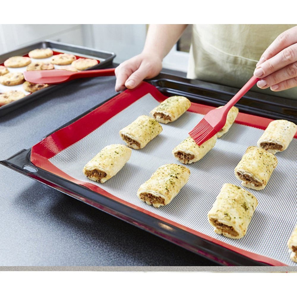 Silicone Baking Mat Non Stick Heat Resistant Liner Oven Sheet Mats free ...
