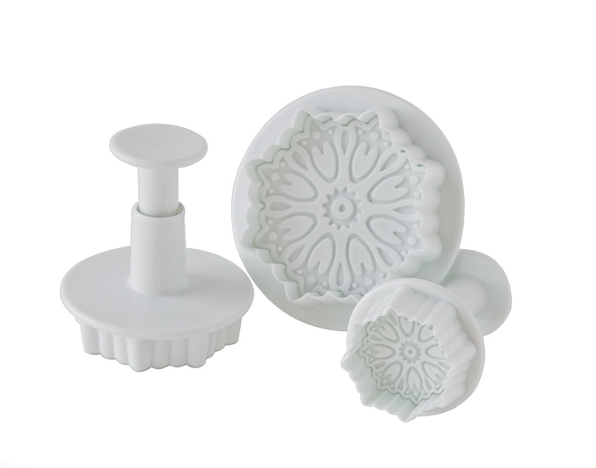 Fox Run Brands 67003 4-Piece Blossom Fondant Plunger Cutter Set N3 free ...