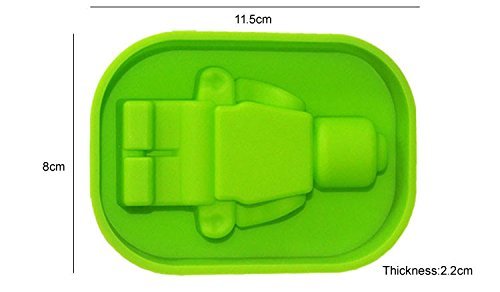 New Robot Silicon Mould Cake Ice Chocolate Molds Fondant Tools Bakeware ...